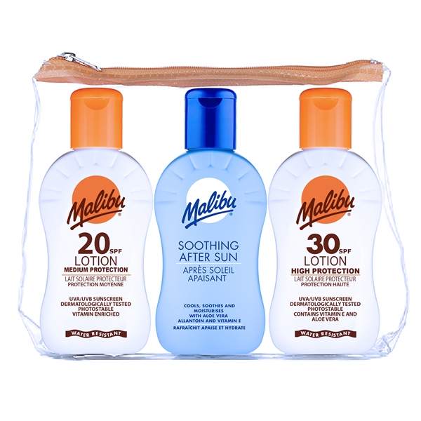 Malibu Sun Lotion Travel Pack - - - Solprodukter | Shopping4net