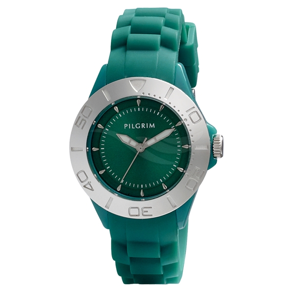 Green Rubber Strap Watch - Pilgrim - Armband | Shopping4net