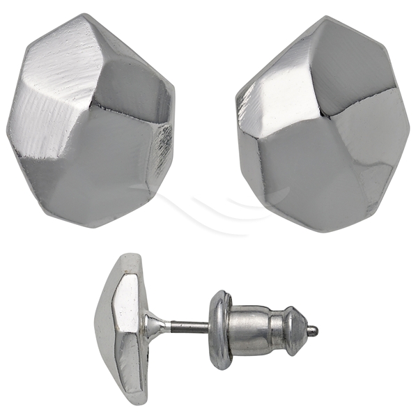 Earthy Silver Plated Earrings - Pilgrim - Örhängen | Shopping4net