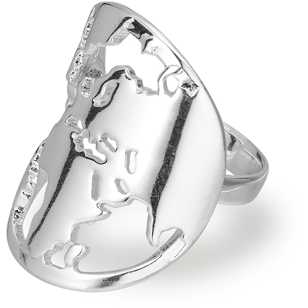 The World Ring Silver - Pilgrim - Ringar | Shopping4net