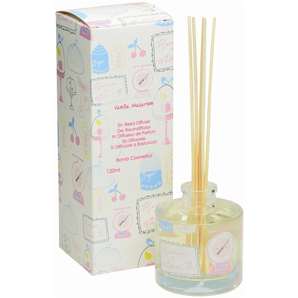 Reed Diffuser Vanilla Macaroon - Bomb Cosmetics - Hemma-spa | Shopping4net