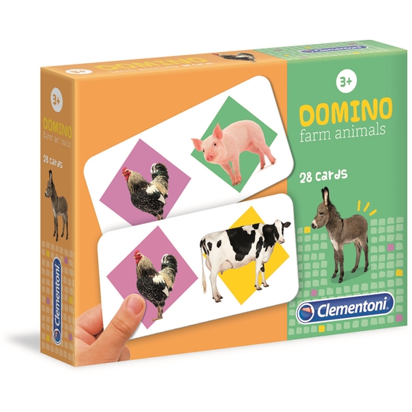 Domino Farm Animals - Barnspel - Clementoni | Shopping4net