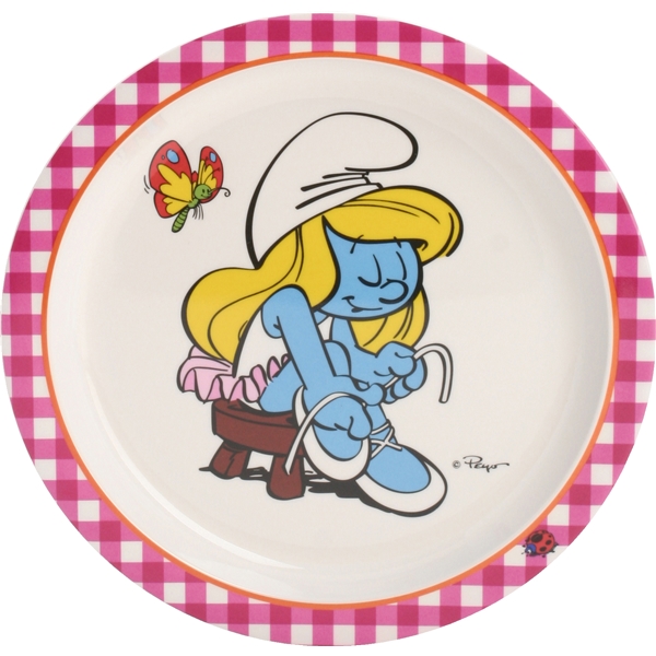 Smurfan Tallrik - Barnservis - The Smurfs | Shopping4net