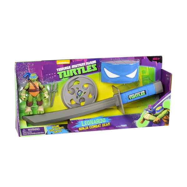 TMNT Ninja Combat Gear with Figure Leonardo - Turtles - Turtles ...