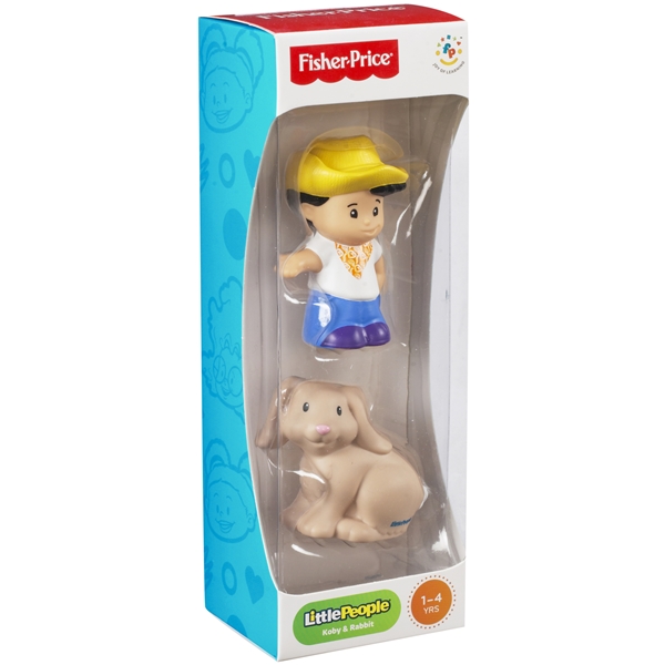 Little People Farm Figures Koby & Rabbit - Bondgård - Fisher Price ...