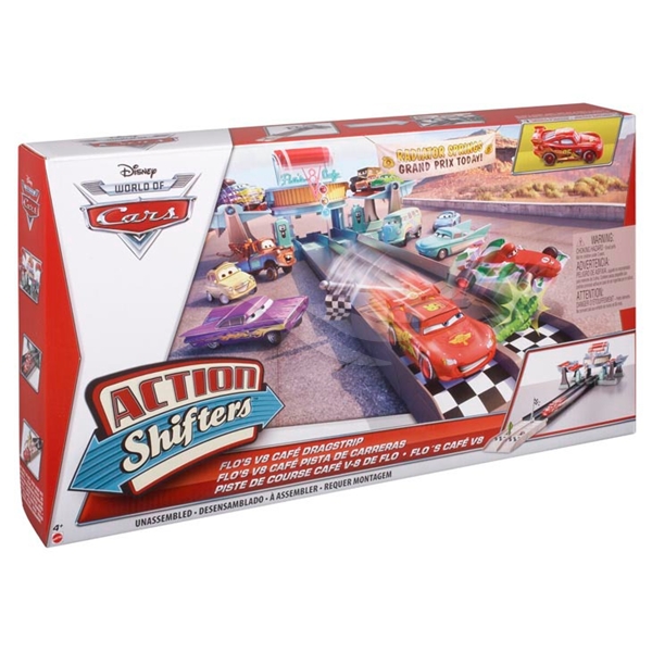 Cars Action Shifters - Flo's V8 Café Dragstrip - Cars - Disney ...