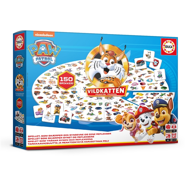 Vildkatten Paw Patrol - Barnspel - Educa | Shopping4net
