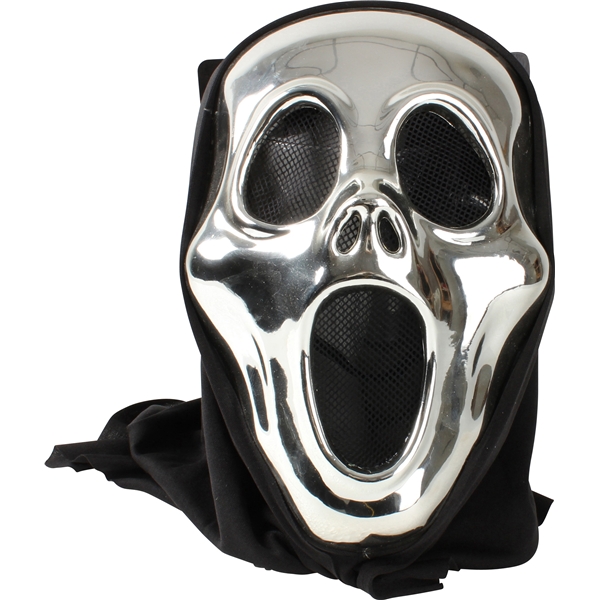 Halloween Metallic Mask - Scream - Maskerad - - | Shopping4net