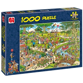 Pussel 1000 Bitar - The Park - 1000 bitar - Jan Van Haasteren ...